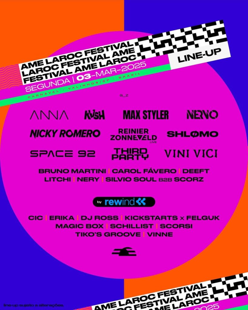 Ame Laroc Festival 2025: veja o line-up completo do maior Carnaval ...